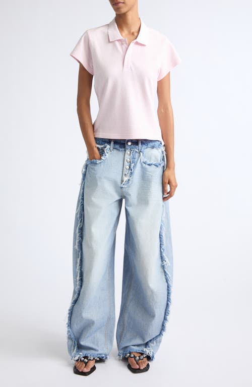 ALEXANDER WANG Alexander Wang Shrunken Cotton Piqué Polo Shirt